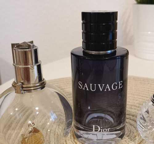 Пустой флакон dior savage, Lanvin eclat