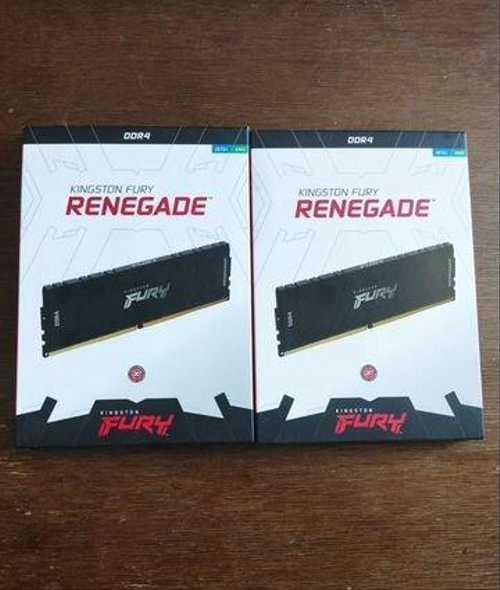 Kingston Fury Renegade DDR4 2x 8гб 3600 CL16
