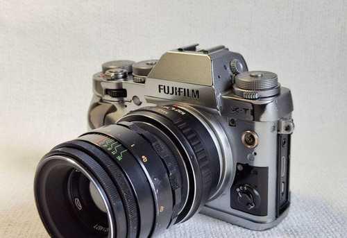 Fujifilm X-T1 Graphite Silver (+ m42 Гелиос 44)