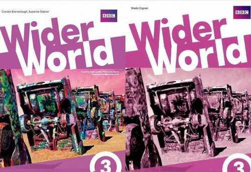 Wider World 3 Studens book+Wоrkbооk комплект новы
