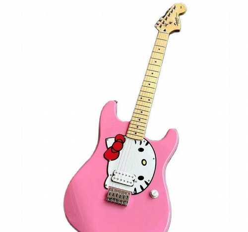 Электрогитара Fender Squier "Hello Kitty"