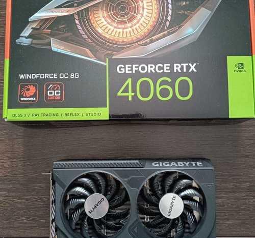 Видеокарта Gigabyte GeForce RTX 4060 windforce