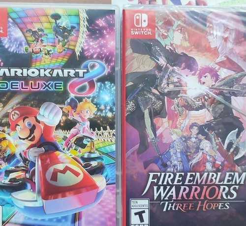 Mario kart 8 deluxe и fire emblem warriors three