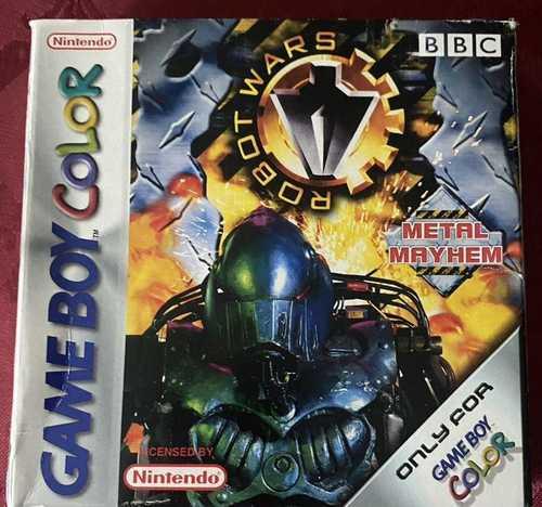 GBC gameboy color Robot Wars Metal Mayhem