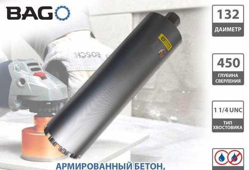 Коронка алмазная 132x450 Hilberg 1 1/4 UNC HD717