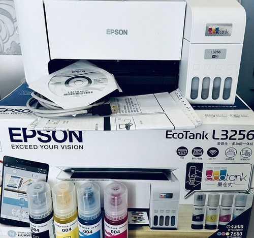 Мфу принтер Epson L3256 EcoTank