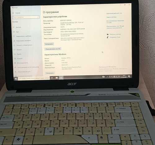 Ноутбук acer aspire 4720Z на запчасти