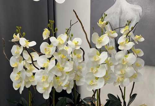 Орхидеи искусственные, цветочная композиция
