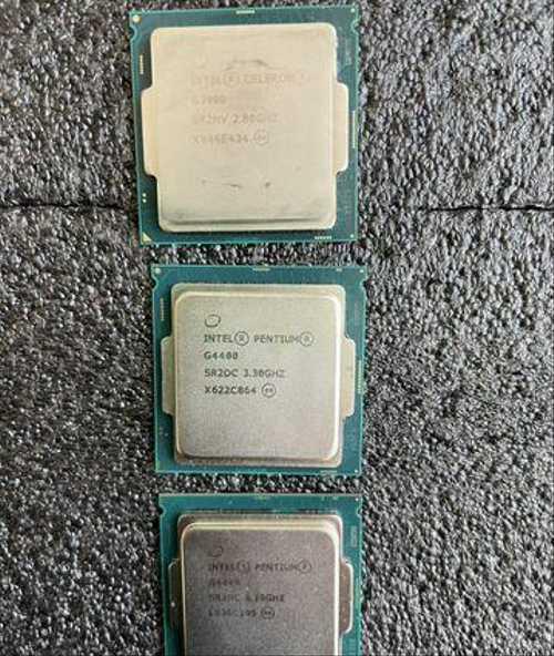 Процессоры Pentium g4400+g3900 1151