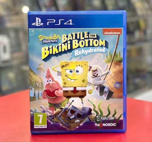 PS4 Губка Боб / SpongeBob SquarePants: Battle For Bikini Bottom – Rehydrated cusa-14909 (Русские суб