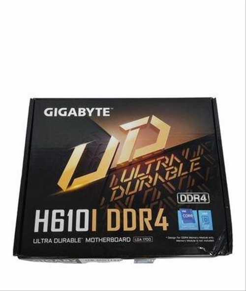 Материнская плата gigabyte H610I DDR4