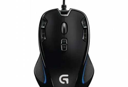 Игровая проводная мышь Logitech G300s, черный