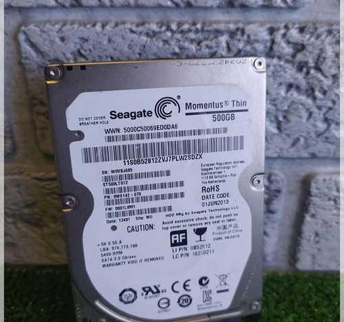 Seagate Momentus Thin ST500LT012 500GB