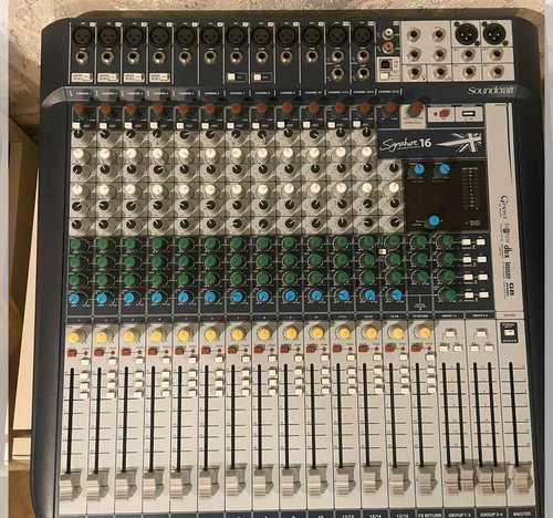 Микшерный пульт soundcraft signature 16