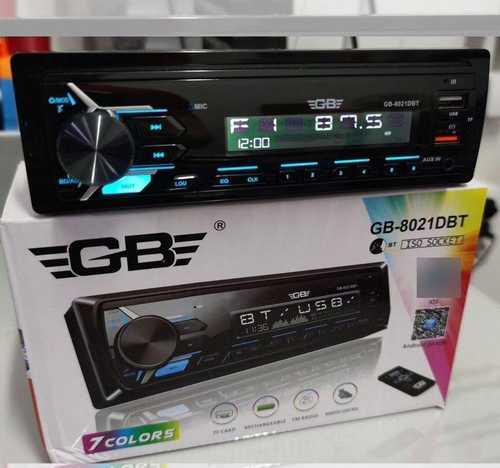 Магнитола GB 8021DBT, Bluetooth/USB/FM/Приложение