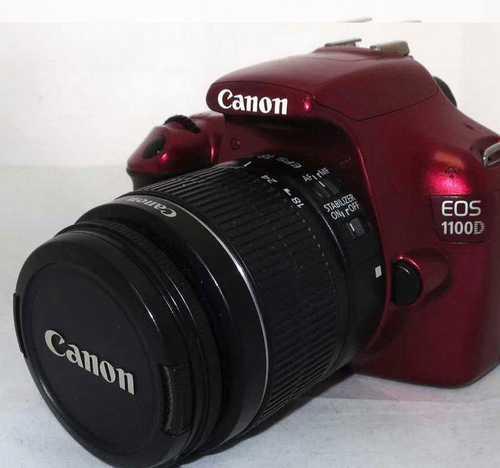 Зеркальный фотоаппарат Canon EOS 1100D Kit Brown