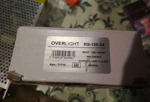 Светодиодный блок питания oversight RS-150-24