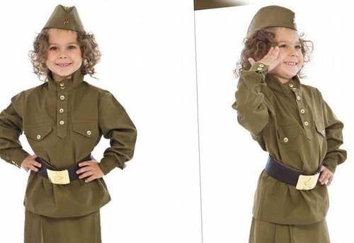 Военная форма для девочки на День Победы, новая
