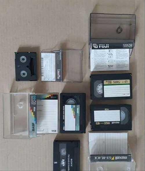 Кассеты для видеокамеры VHS-C и Video8