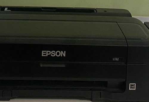 Рабочий струйный, цветной принтер epson L132