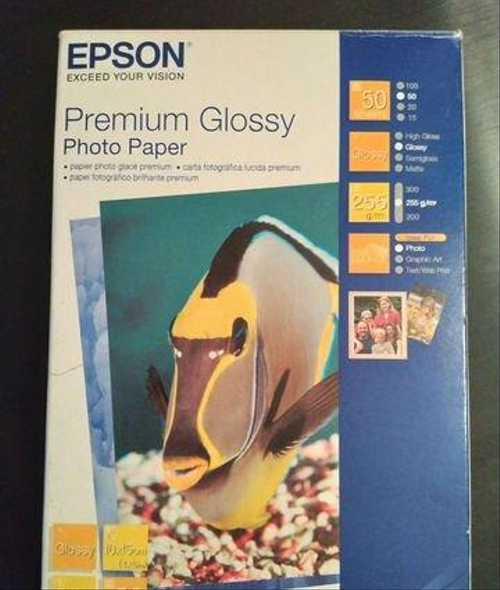 Фотобумага Epson Premium Glossy 10x15 см 50 листов