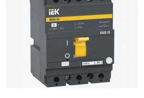 Автоматический выключатель IEK 160A новый