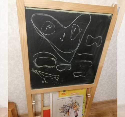 Мольберт деревянный детский