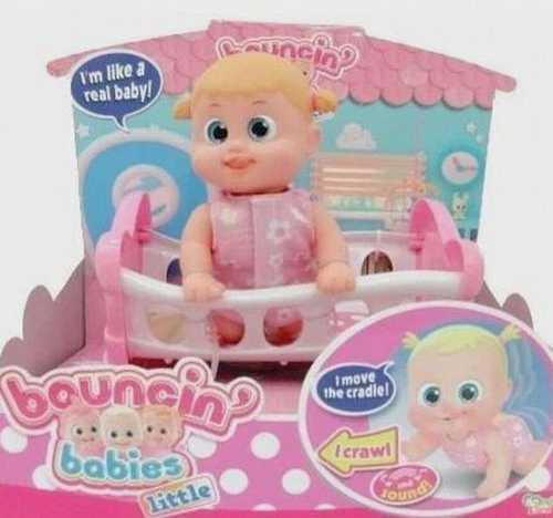 Игрушка Bouncin Babies Кукла Бони 16 см с кроватко