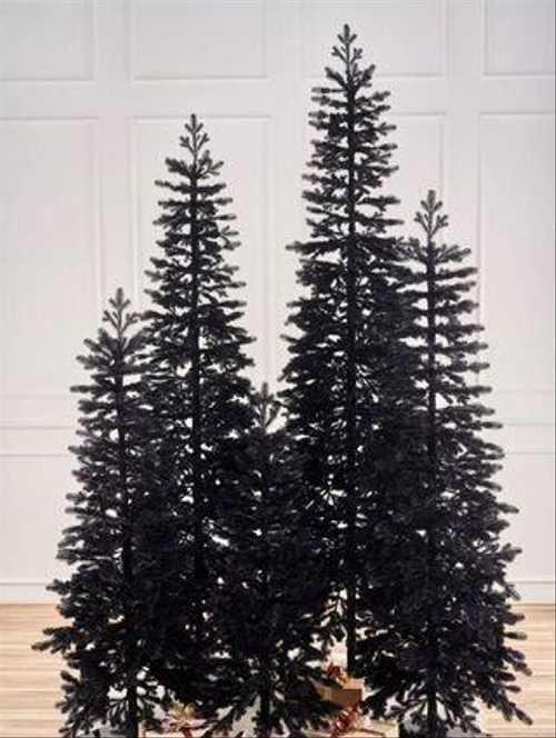 Искусственная литая елка Тикко черная