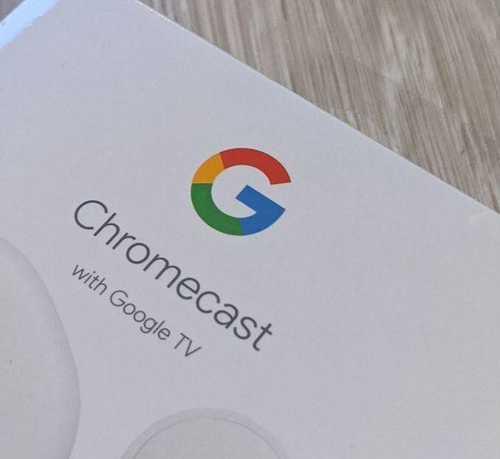 Медиаплеер Google Chromecast with Google TV