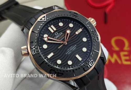 Часы Omega Seamaster Diver 300m ceramica gold