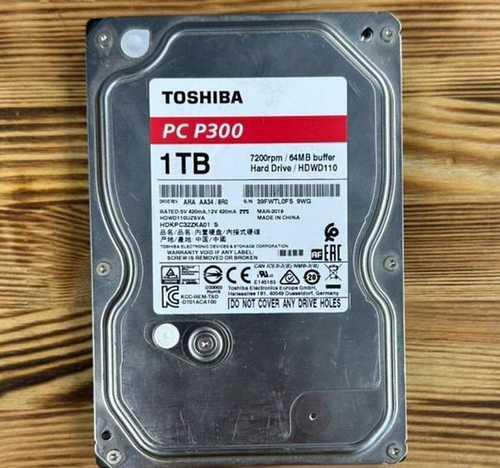 HDD Toshiba PC P300 3.5 1Tb