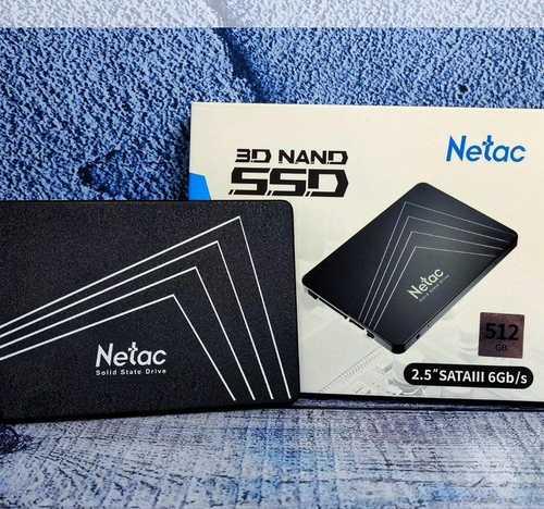 Новый SSD netac 512GB