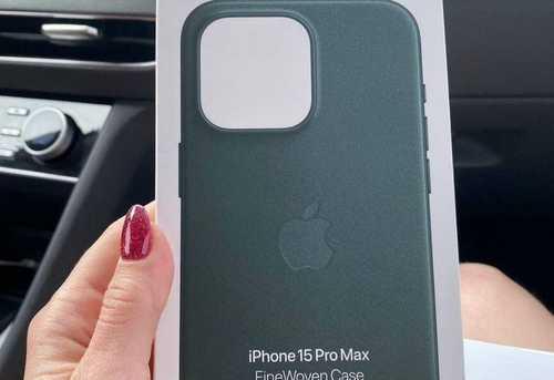 iPhone 15 Pro Max FineWoven Case Evergreen