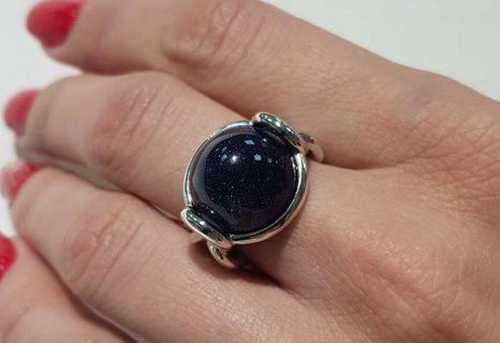 Серебряное кольцо Авантюрин