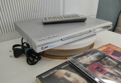 DVD плеер LG DKE 575XB + диски