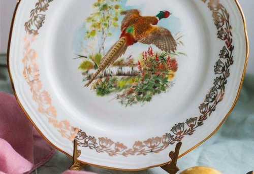 Винтажная фарфоровая тарелка Porcelaine DE France