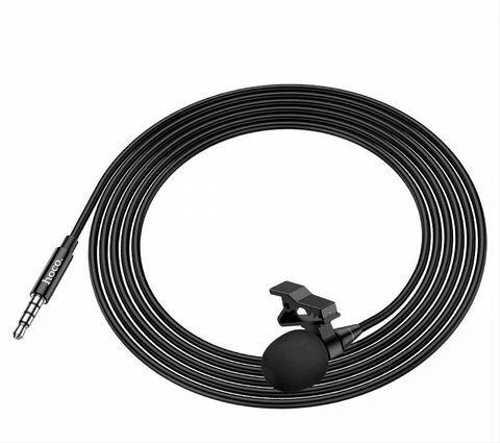 Микрофон петличный Hoco L14 кабель 2 метра