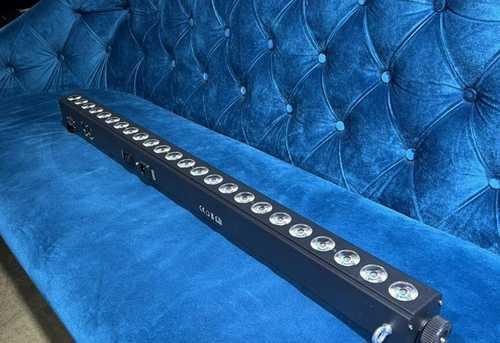 Led bar 24x4 линейный прожектор rgbw пиксельный