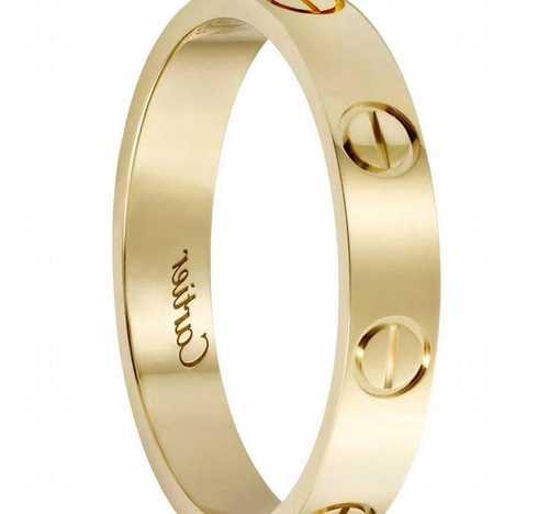 Обручальное кольцо Cartier Love желтое золото 0.0056 мм