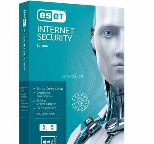 Eset NOD32 Internet Security 1 Год 1 пк Весь мир