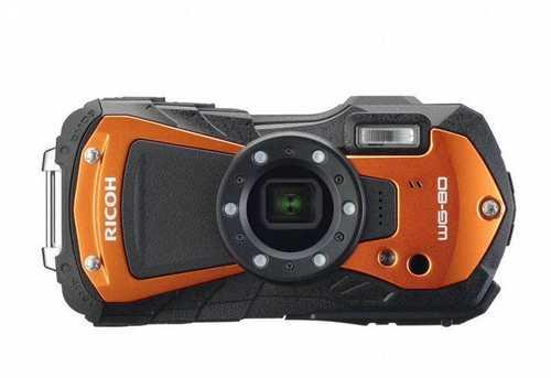 Компактный фотоаппарат Ricoh WG-80 оранжевый