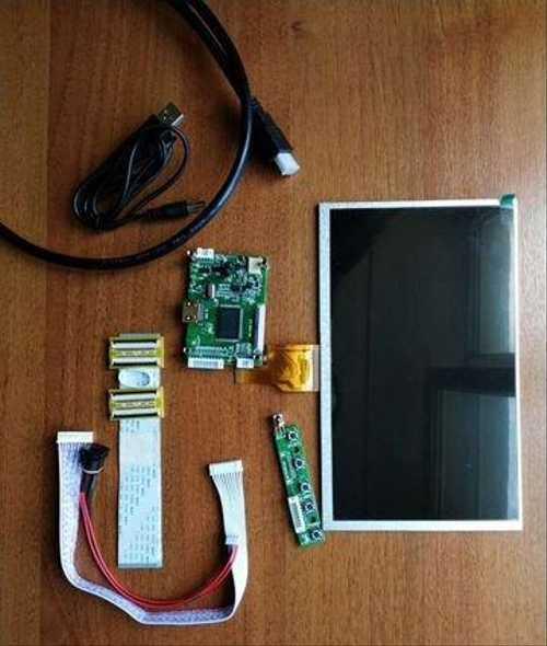 TFT экран 9" hdmi 1024x600