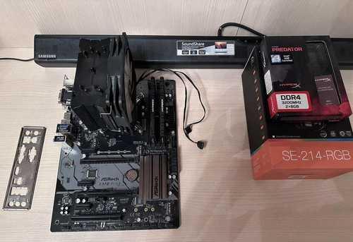 Intel core i7 9700k + Asrock z370 Pro4 + 16gb 3200