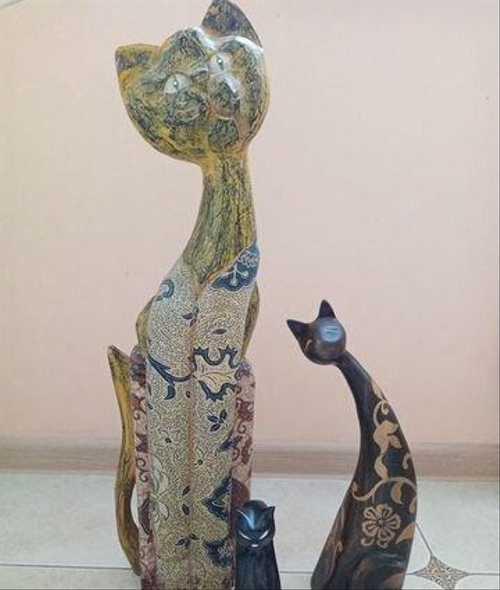 Статуэтка кошка фарфор керамика