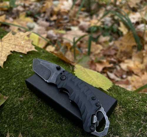 Нож складной клык (kershaw mini black)