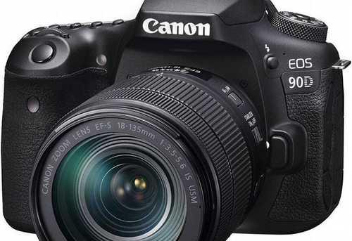 Фотоаппарат Canon EOS 90D Kit 18-135 nano IS USM