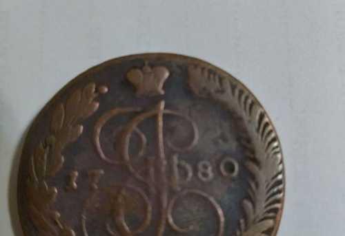 Монета ем 1780 год