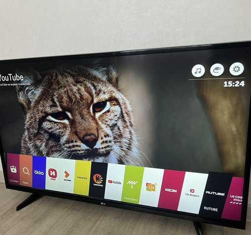 4K UHD SMART TV LG 49UH603V, 124 см