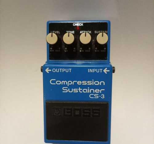 Гитарная педаль boss cs - 3 compressor sustainer